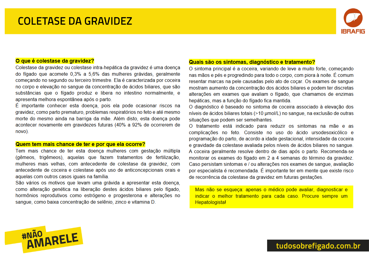 Colestase intra-hepática da gestação (CIG) – Hepcentro